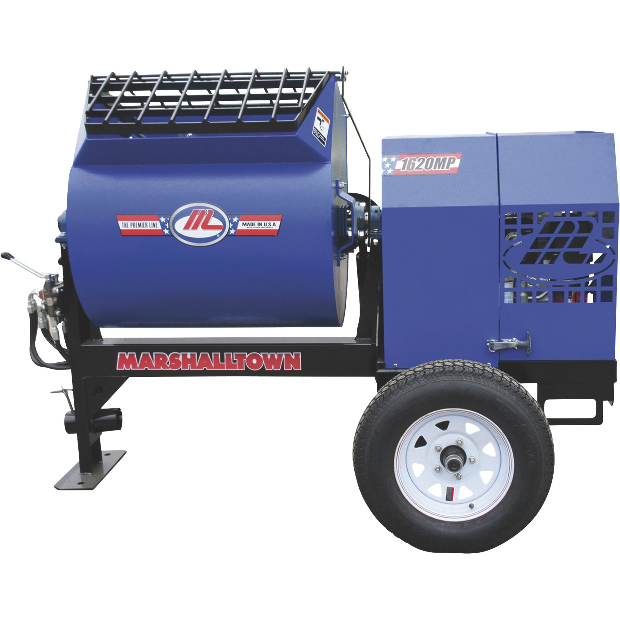 Marshalltown 1620MP Mortar/Plaster Mixer with 13 HP Honda Gas Engine ...