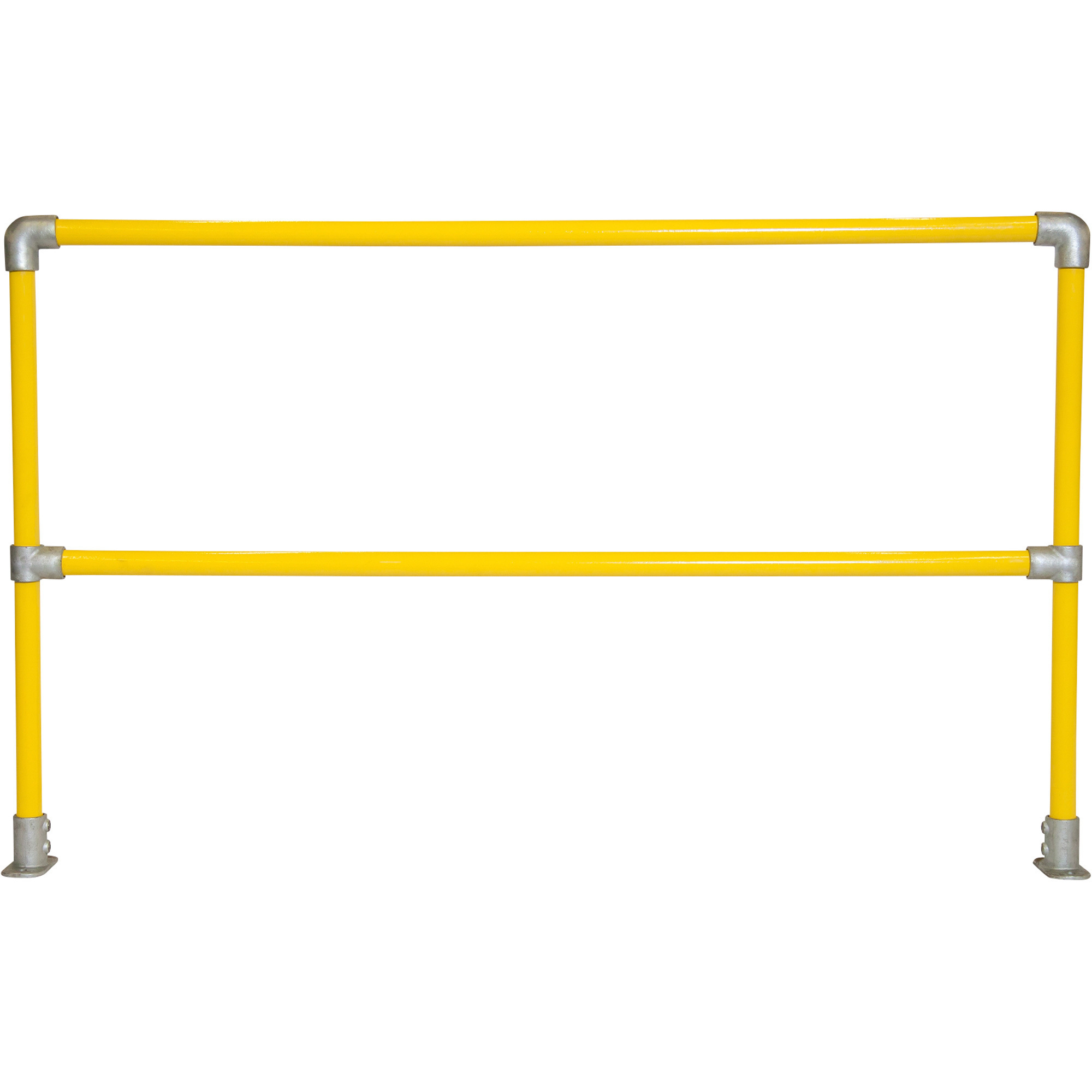 Safety Rail Company Accu-Fit Express Rail Kit — Straight, Safety Yellow ...