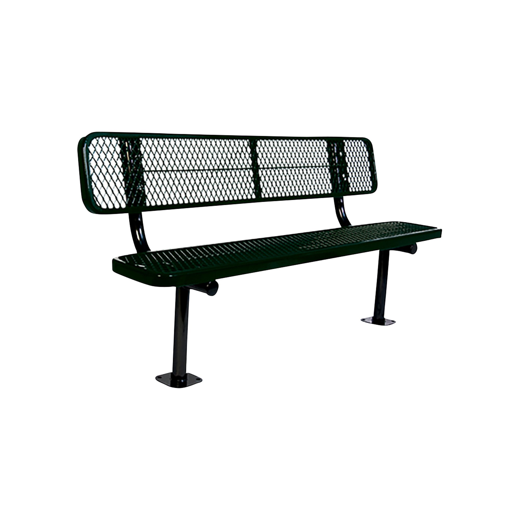 UltraSite Diamond-Pattern Park Bench — 6ft., Model# 940SM-V6 | Northern ...