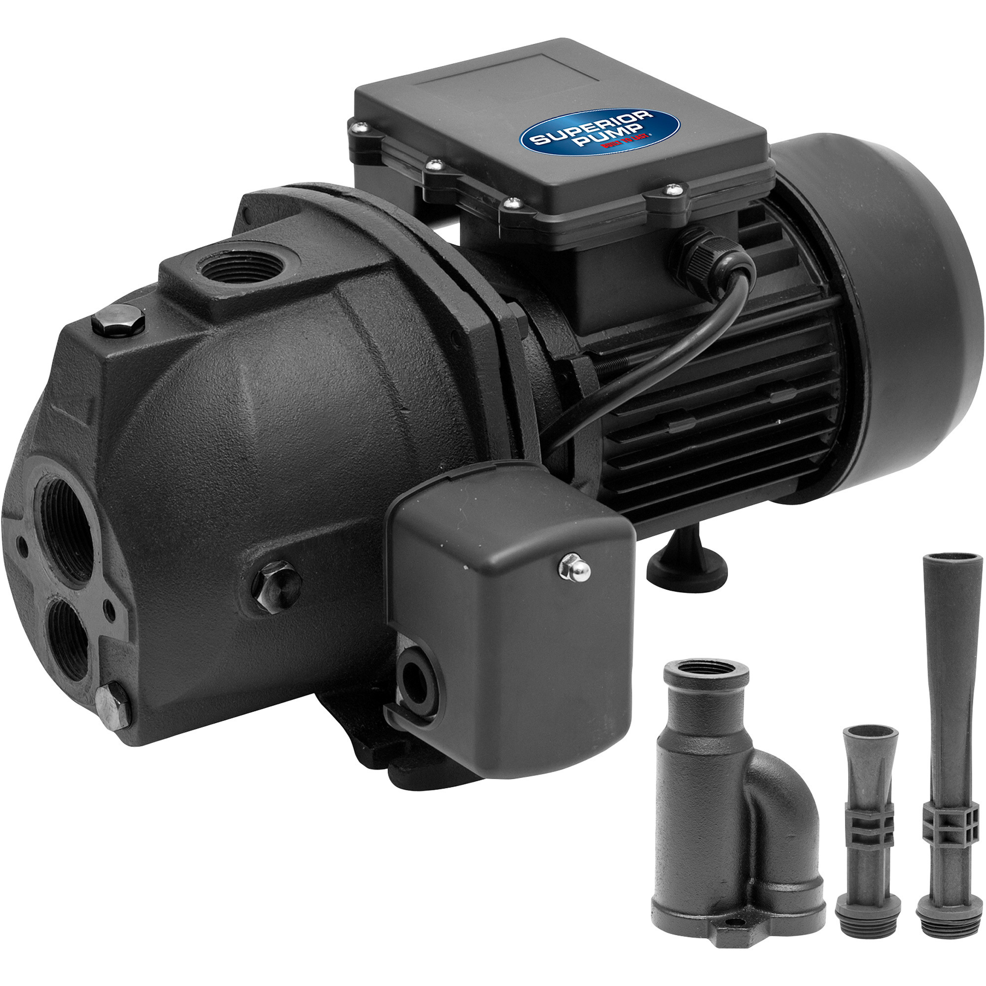 Superior Pump Cast Iron Shallow Well Jet Pump — 750 GPH, 1/2 HP, Model ...