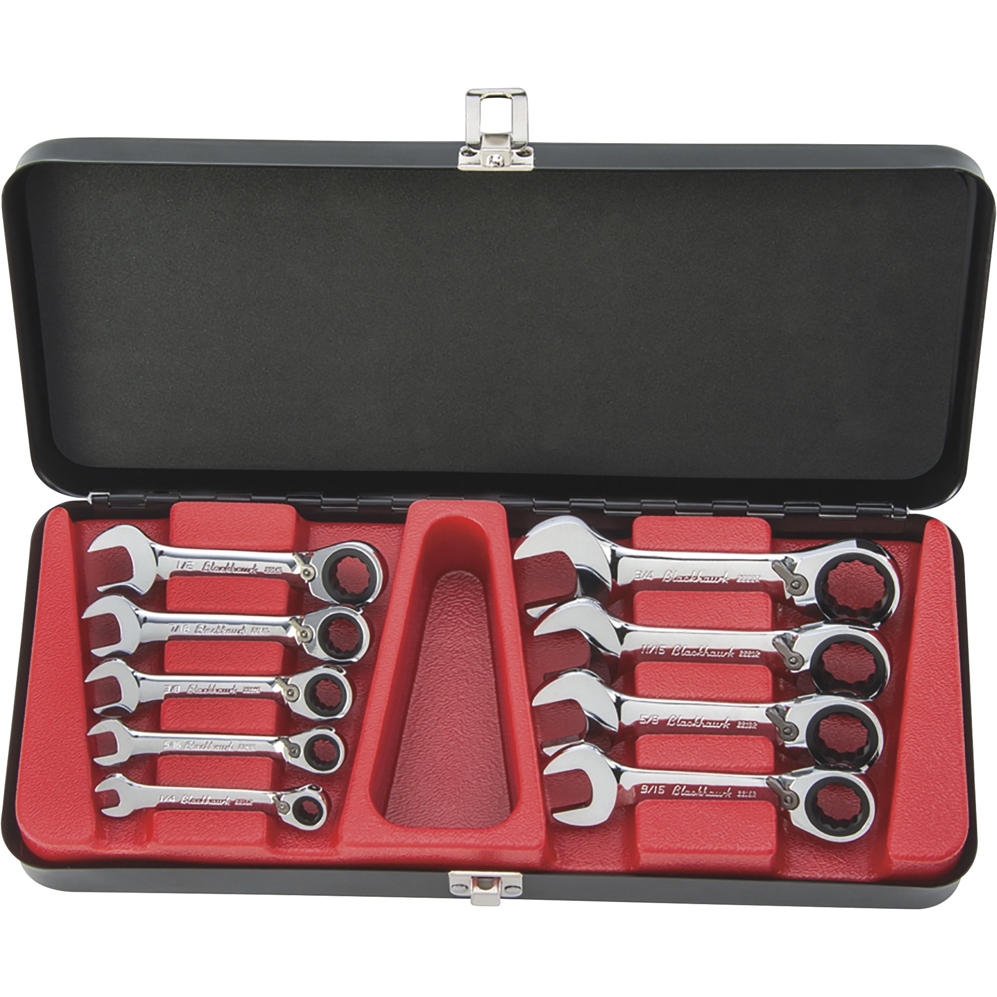 Blackhawk by Proto 9-Pc. Combination Wrench Set in Plastic Case — Model ...