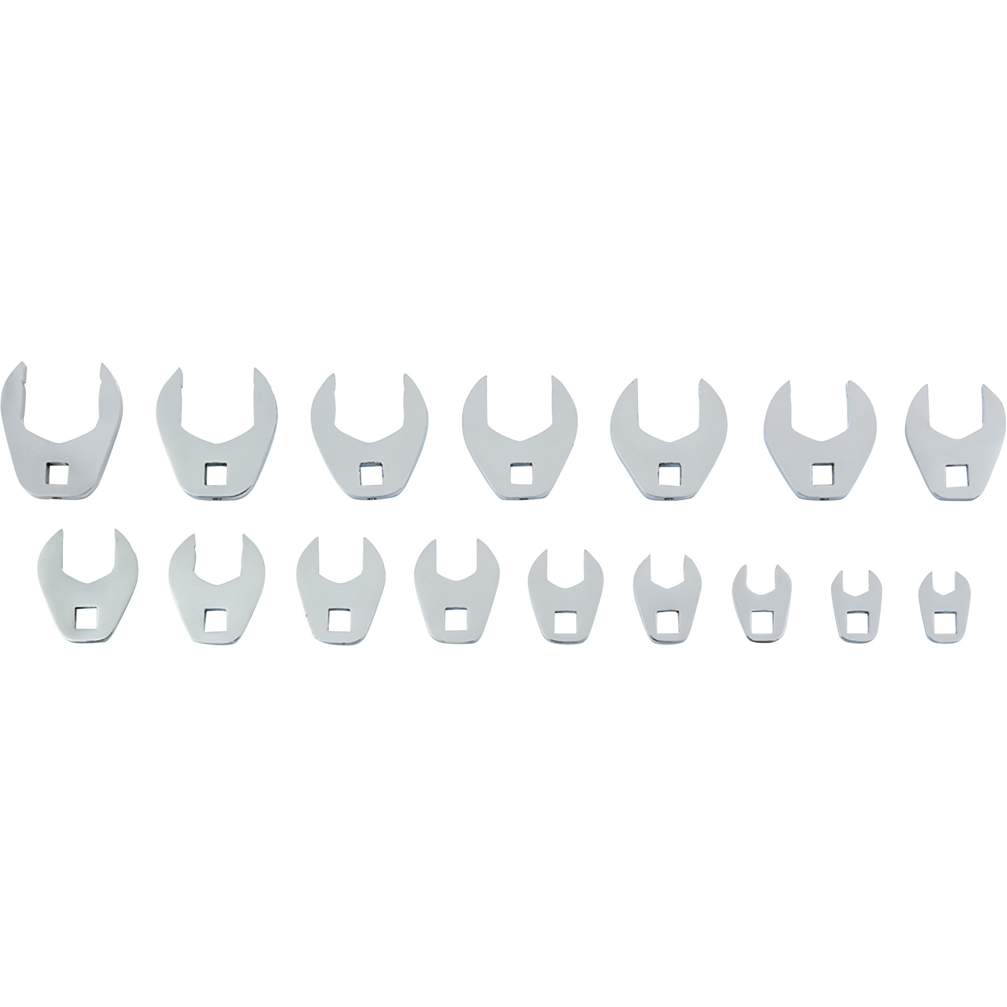 Proto 16-Pc. of 3/8in. Drive Metric Crowfoot Wrenches, Model# J49000MCF ...