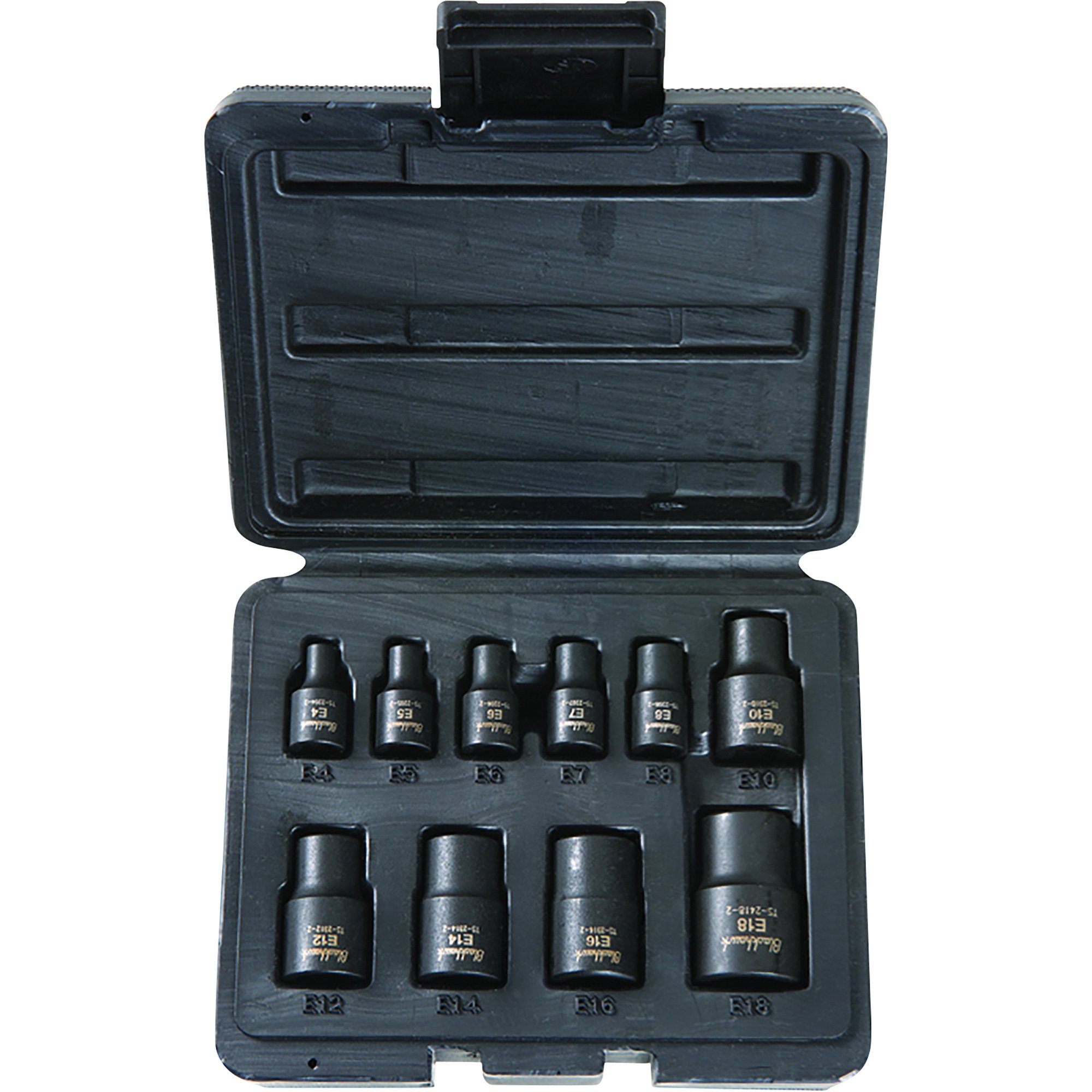 Blackhawk by Proto 10-Pc. Socket Set with Case — SAE, Model# TS-1210S ...