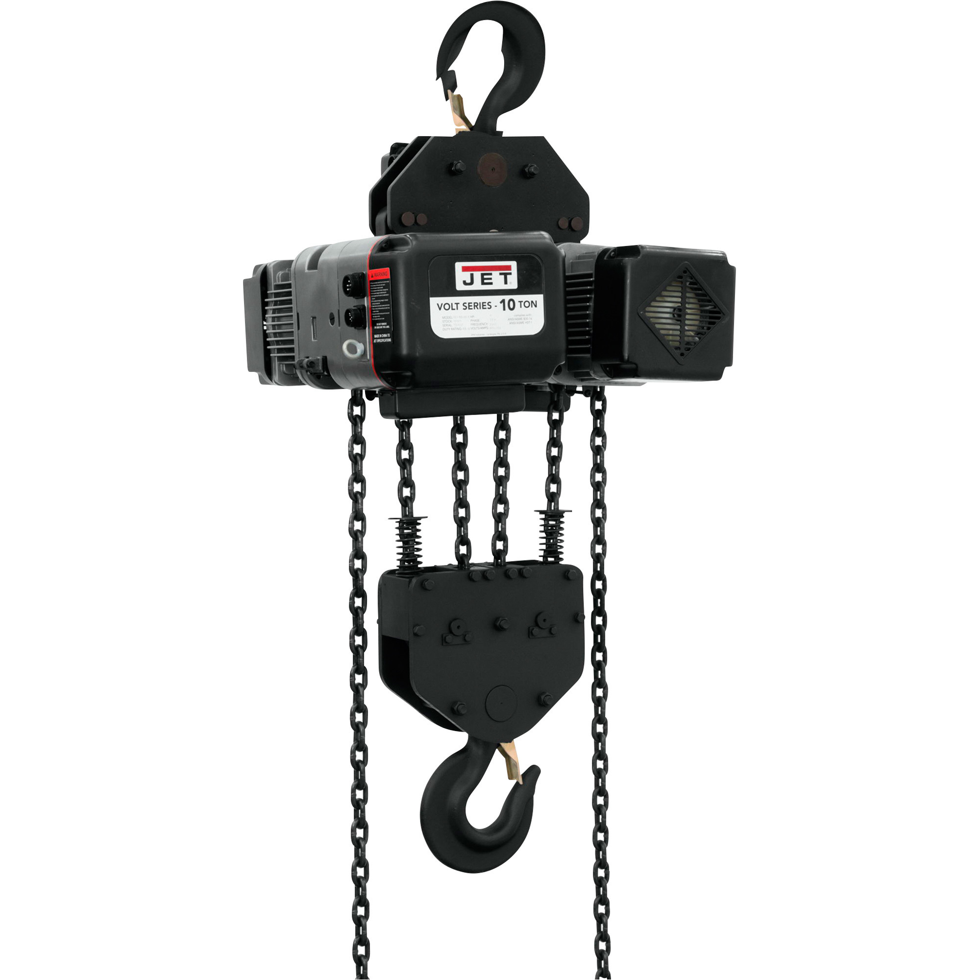 JET SSC Series Electric Chain Hoist — 5-Ton Capacity, 5ft. Lift, Model ...