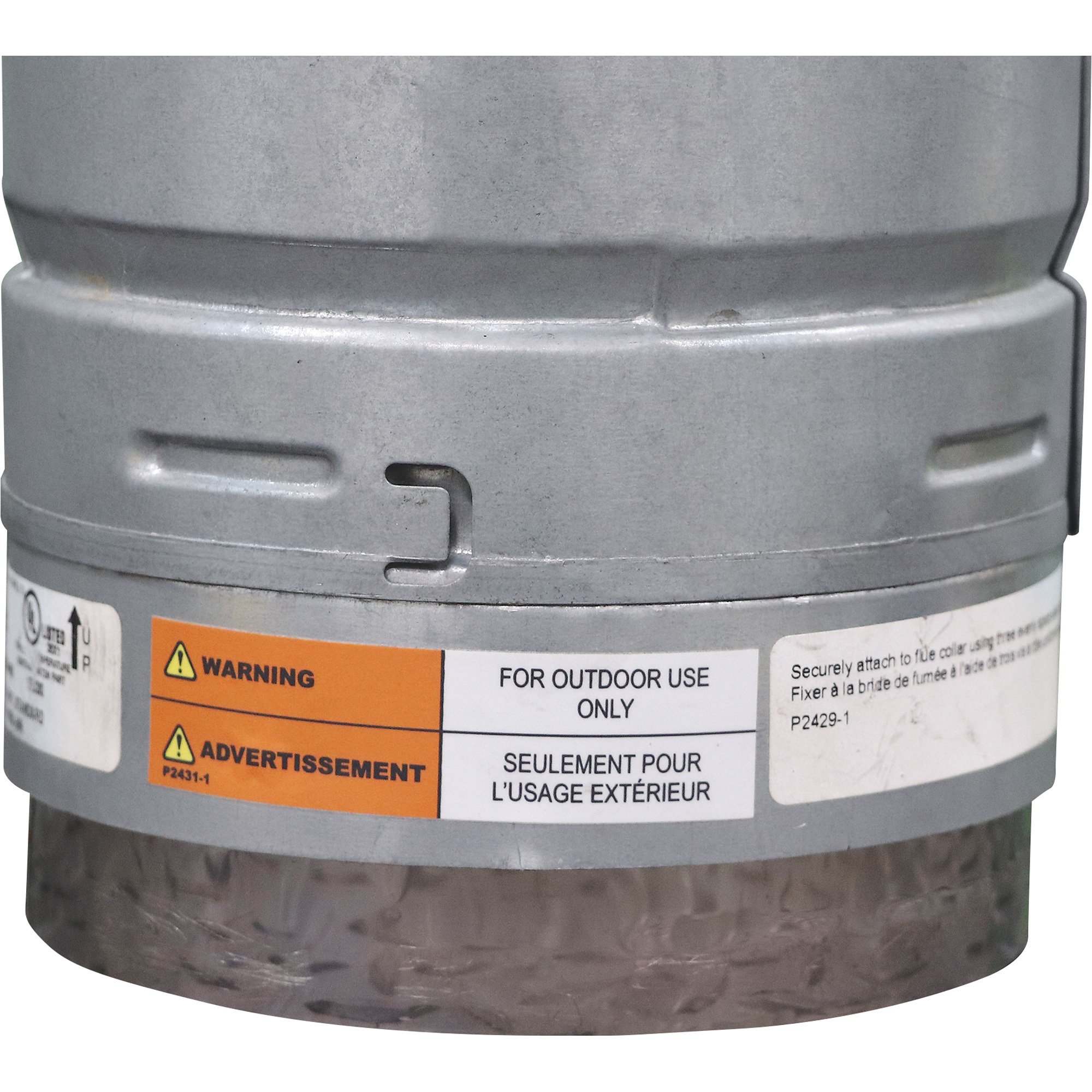 Wacker Neuson Outdoor L-Vent Pipe Adapter — 6in. ID, Model# 5200000125 ...