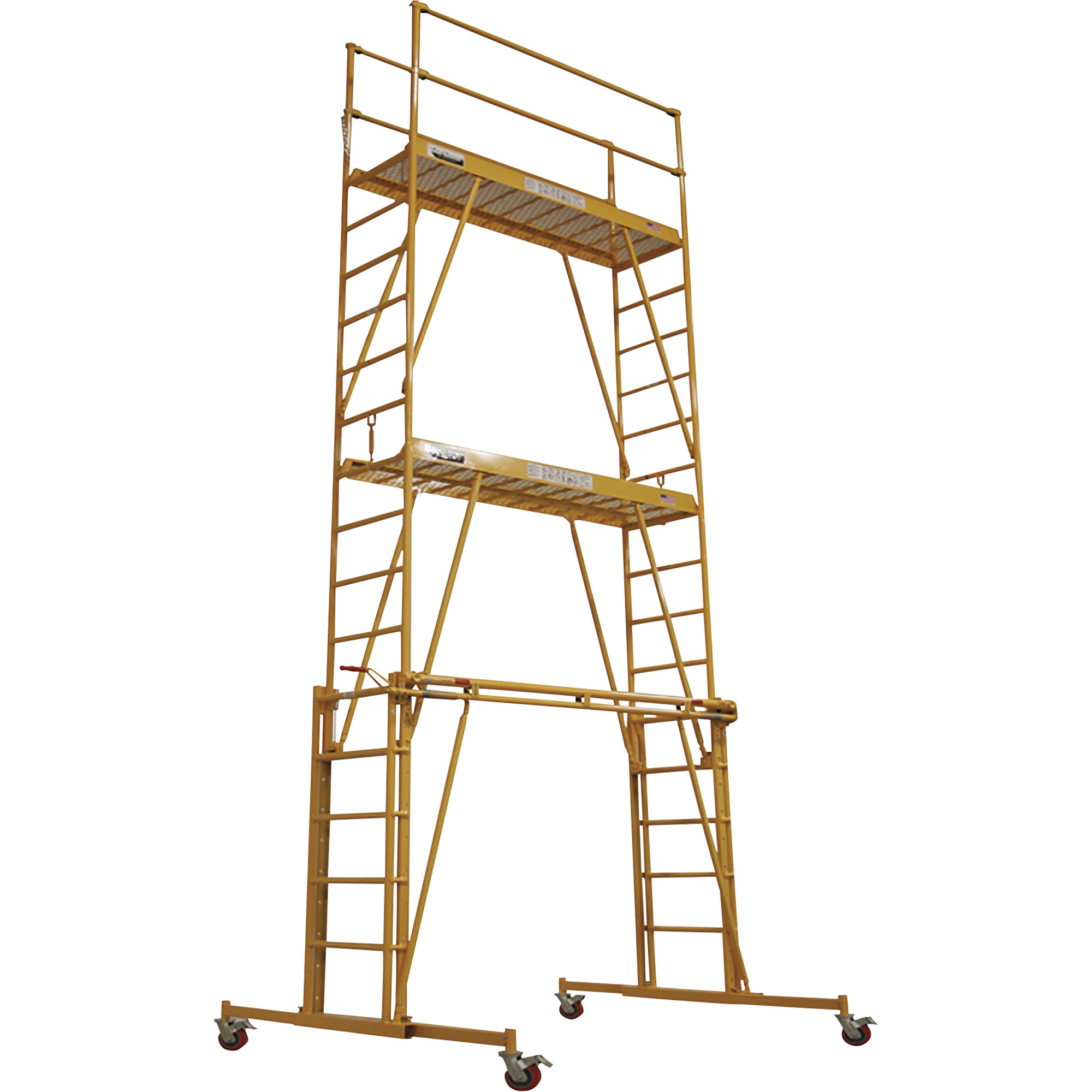 Teletower Adjustable Work Platform with Casters — 550-Lb. Capacity ...