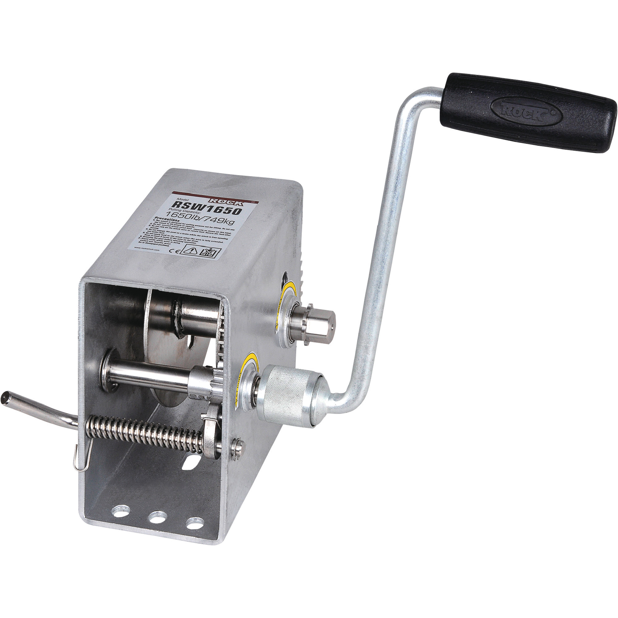 Endurance Marine Stainless Steel Boat Trailer Hand Winch — 500-Lb ...