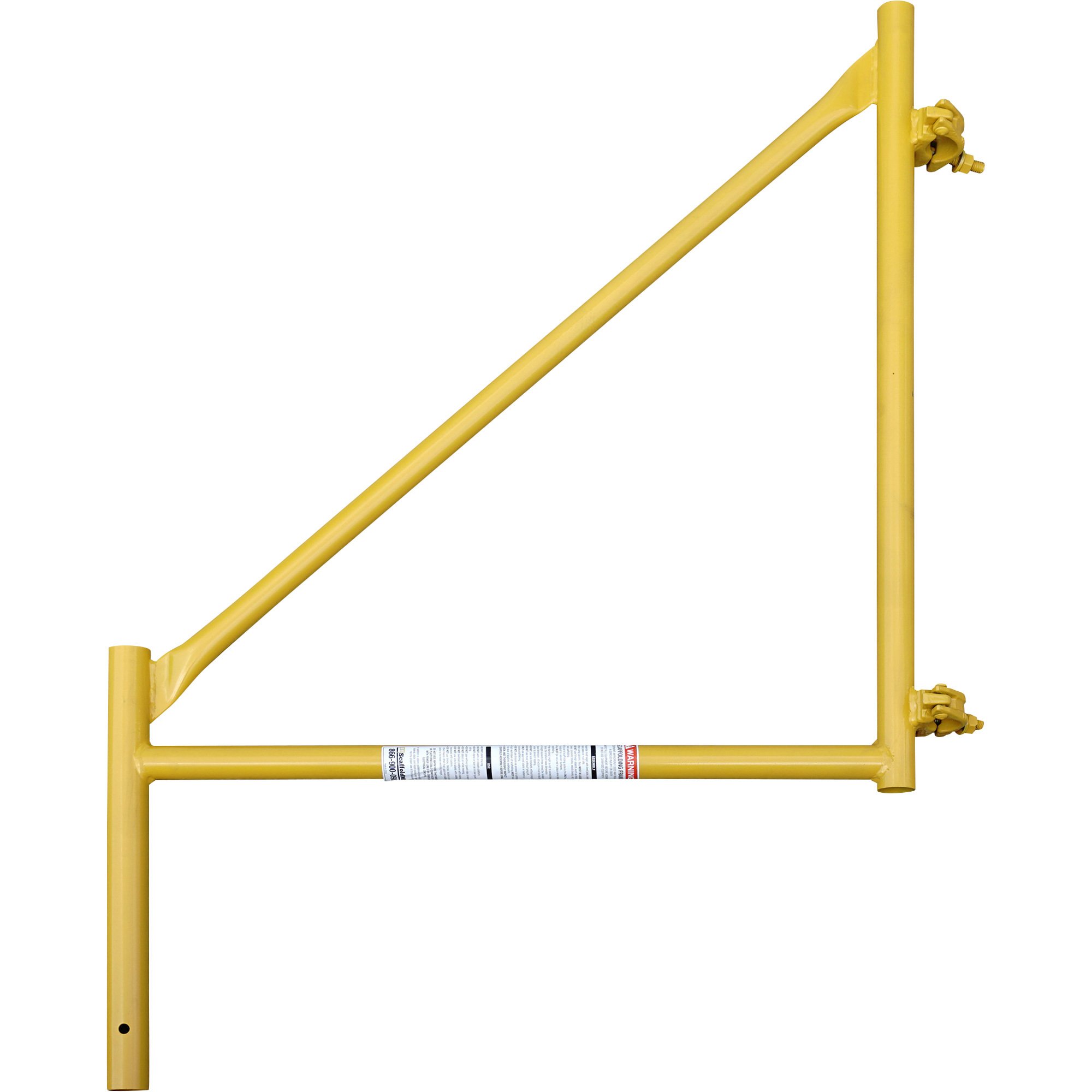 ScaffoldMart Outrigger with Clamps — 34in.W x 1.75in.D x 48in.H, Model ...