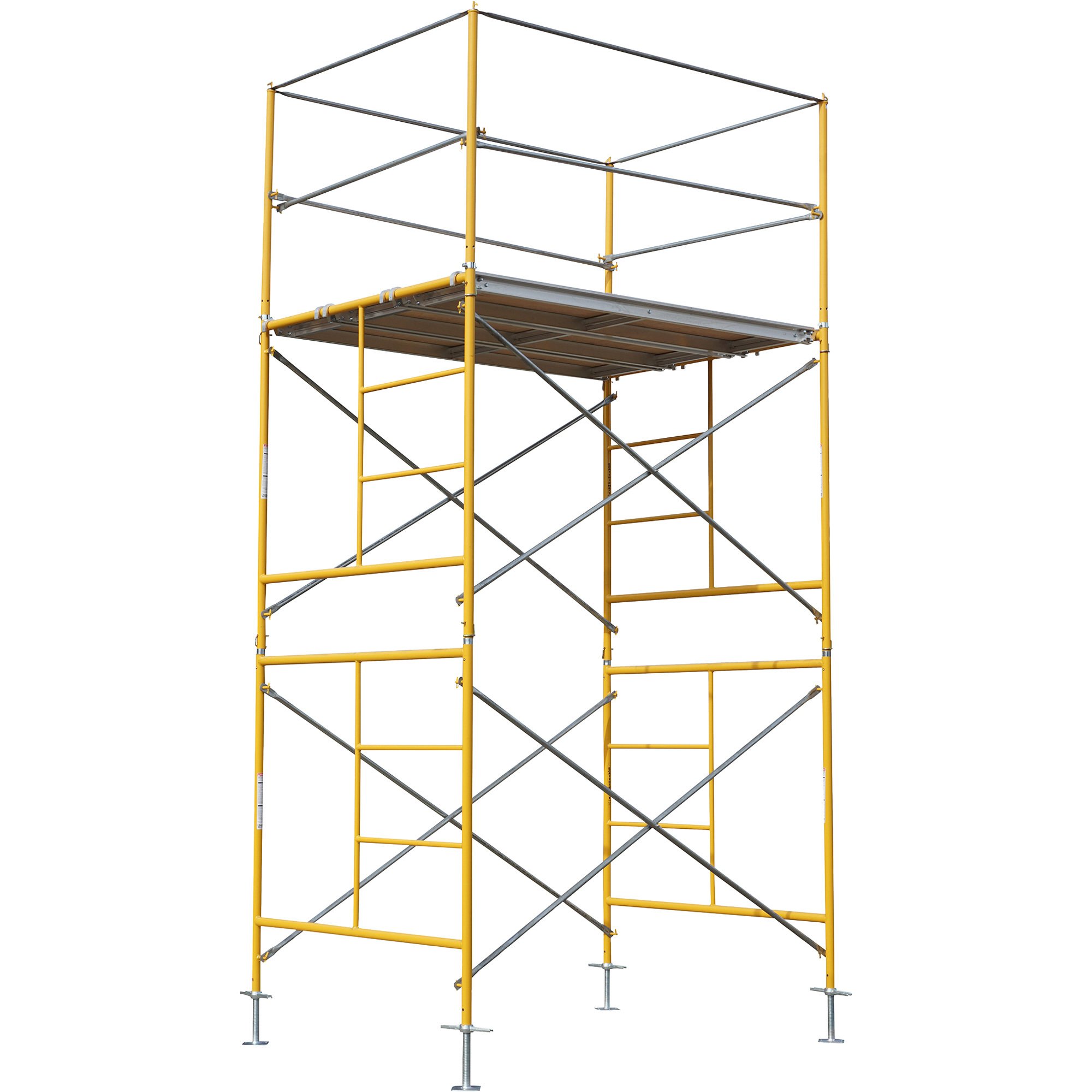 ScaffoldMart 11ft. Stationary Scaffold Tower — 5ft. x 7ft. Platform ...