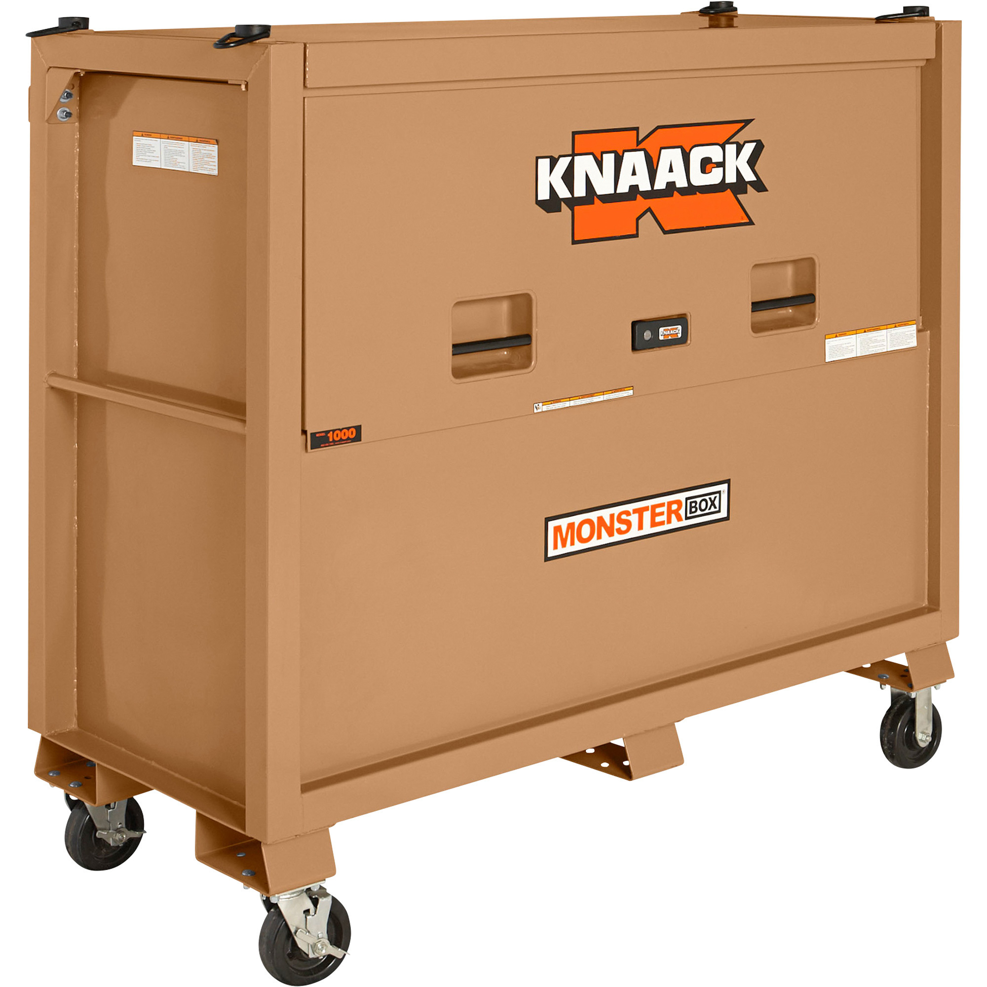 KNAACK Monster Box Piano Box, Tan, 48 Cu. Ft., 66in.W x 30in.D x 54 1 ...