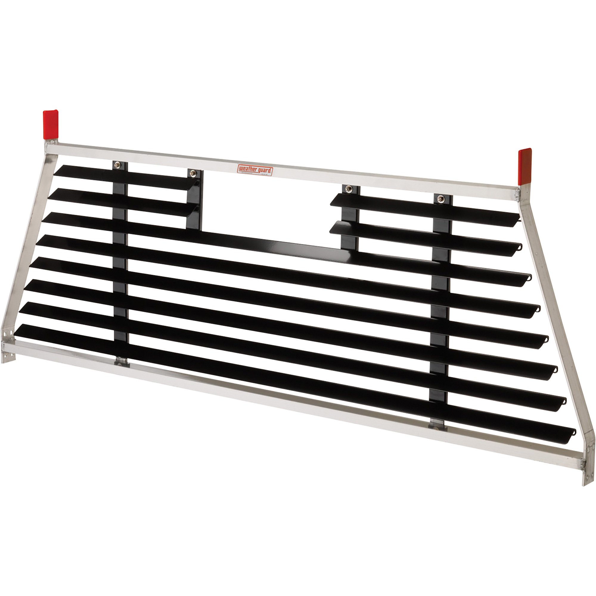 Weather Guard Protect-A-Rail Louvered Headache Rack — Aluminum, Model ...