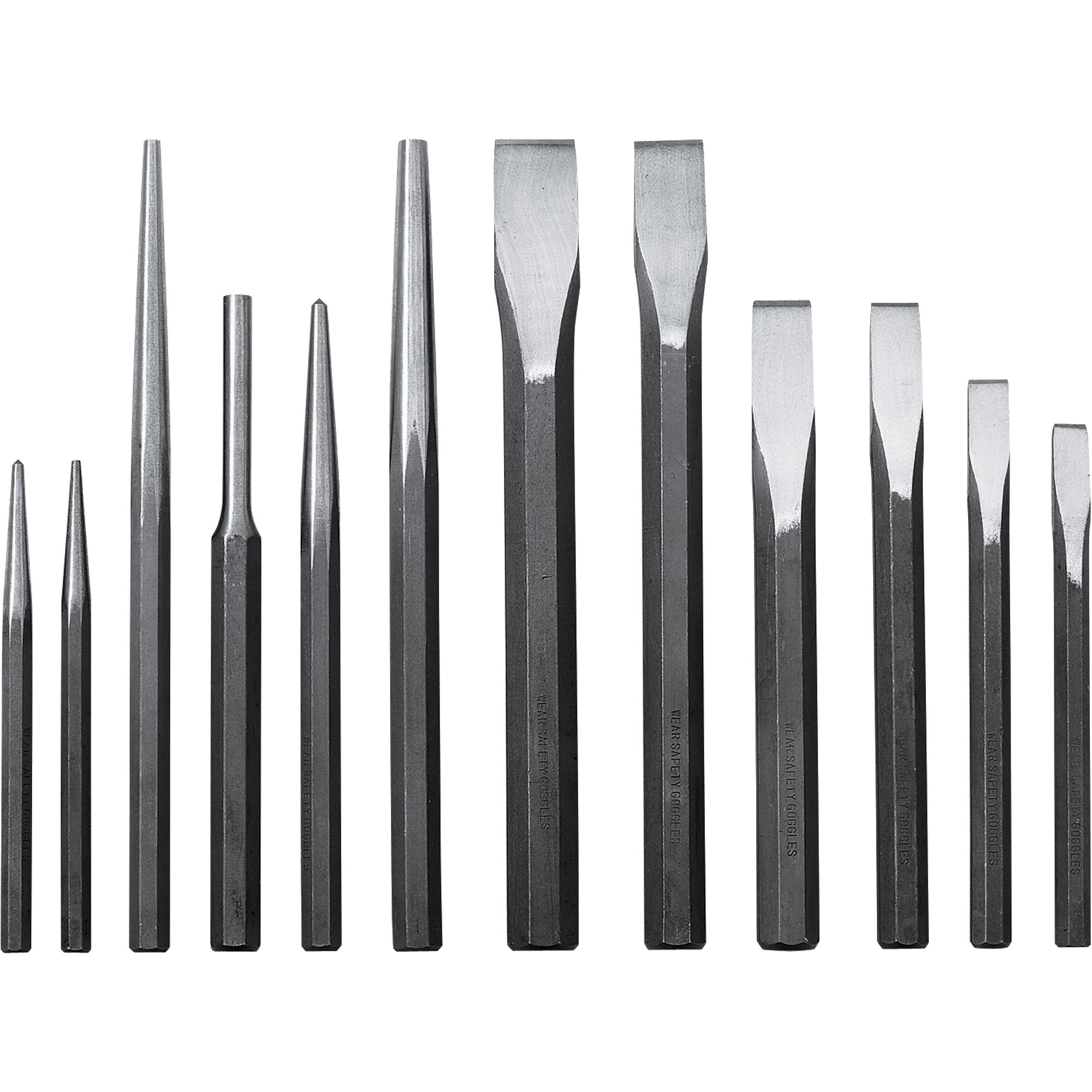 Olympia Punch and Chisel Set — 12-Pc., Heavy-Duty | Northern Tool