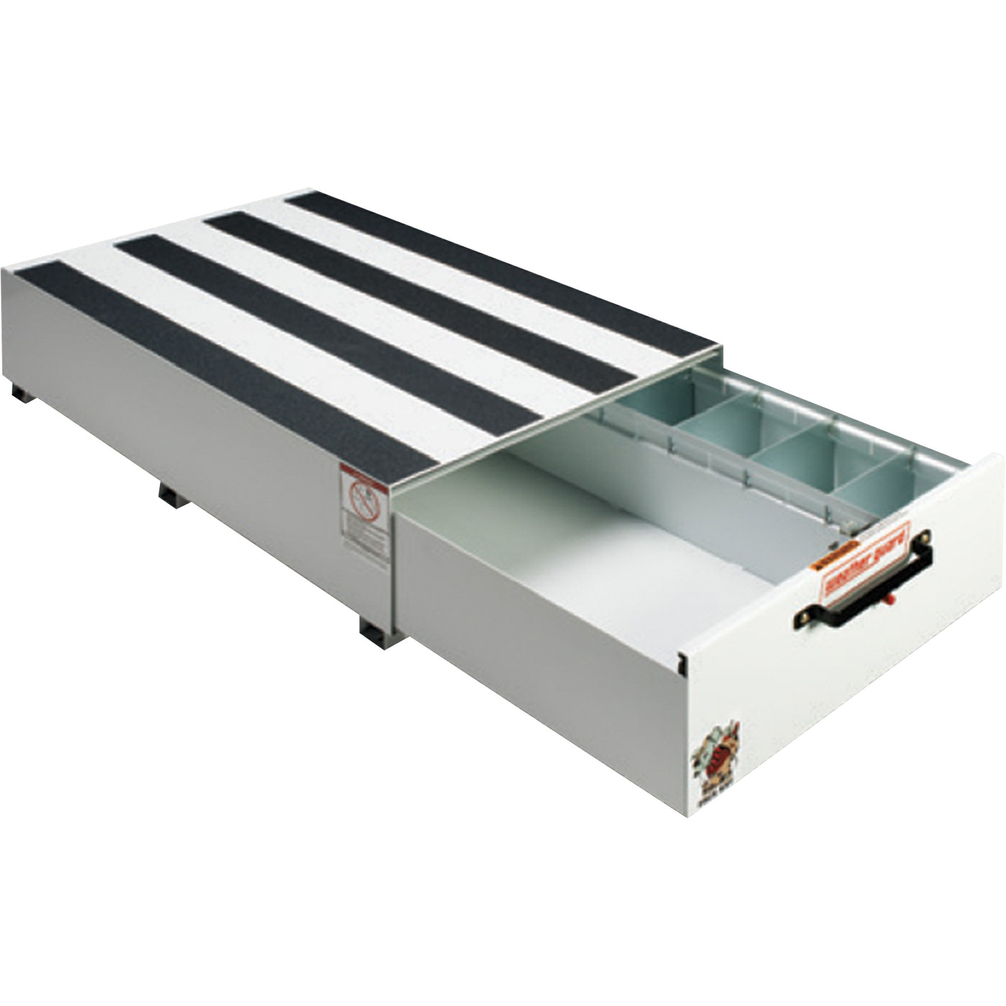 Weather Guard Pack Rat Truck Box Storage Drawer — Steel, Brite White ...