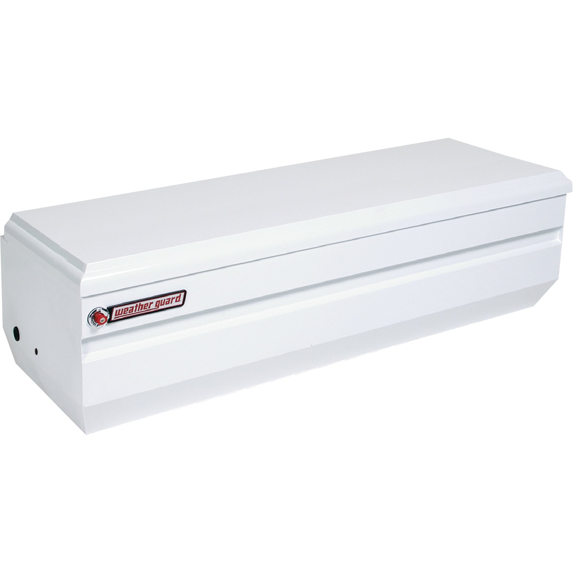 Weather Guard Truck Chest Tool Box — Aluminum, Black, Rotary Latch ...