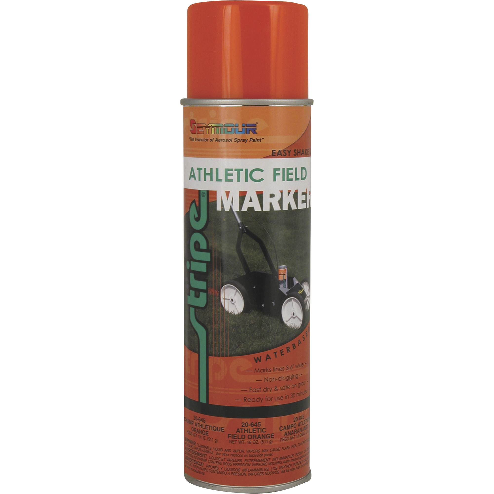 Seymour Stripe Athletic Field Paint, Orange, 12ct. Case, 20-Oz. Cans ...