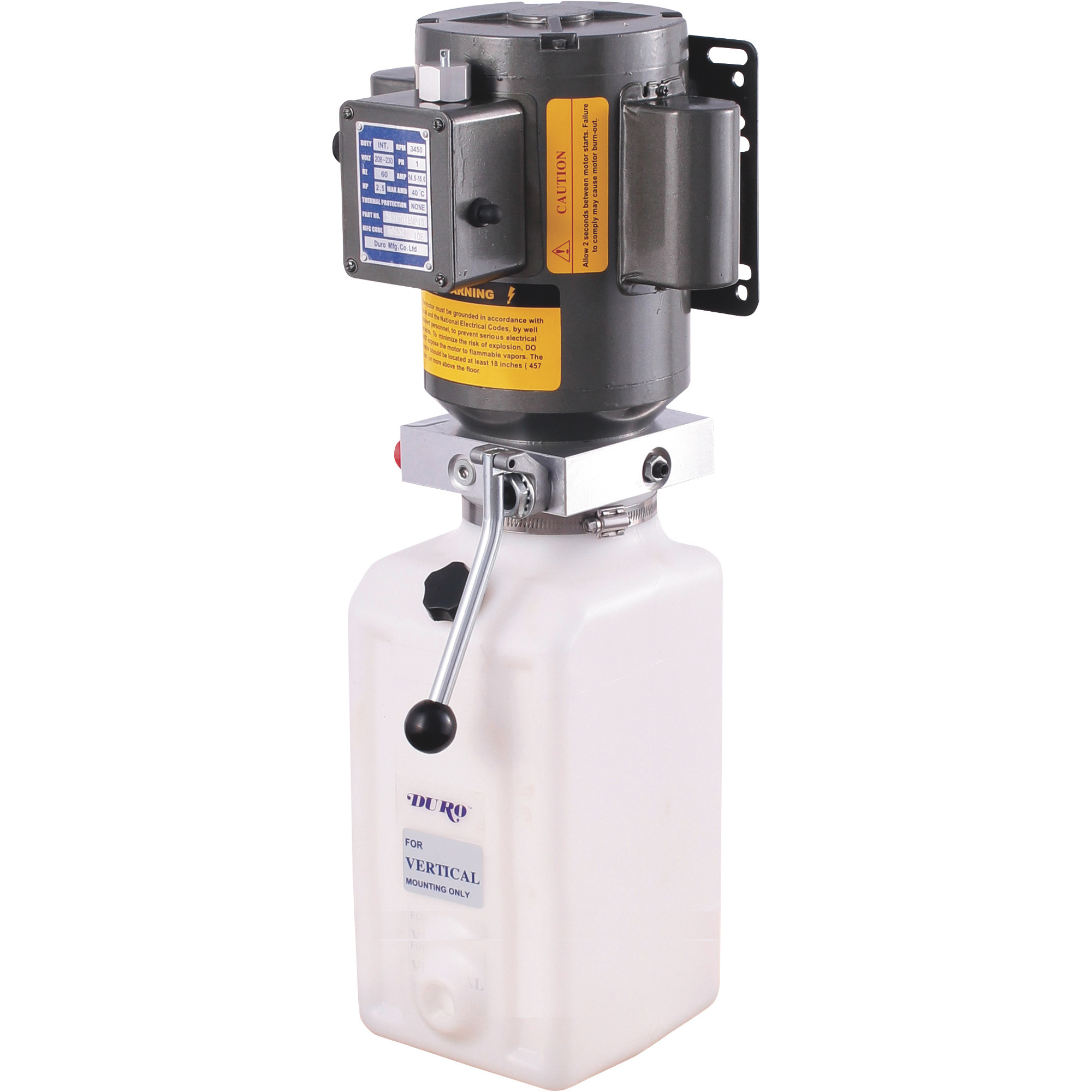 Ideal Duro 110V Short Tank Power Unit, Model# PU-110V-S-K | Northern Tool