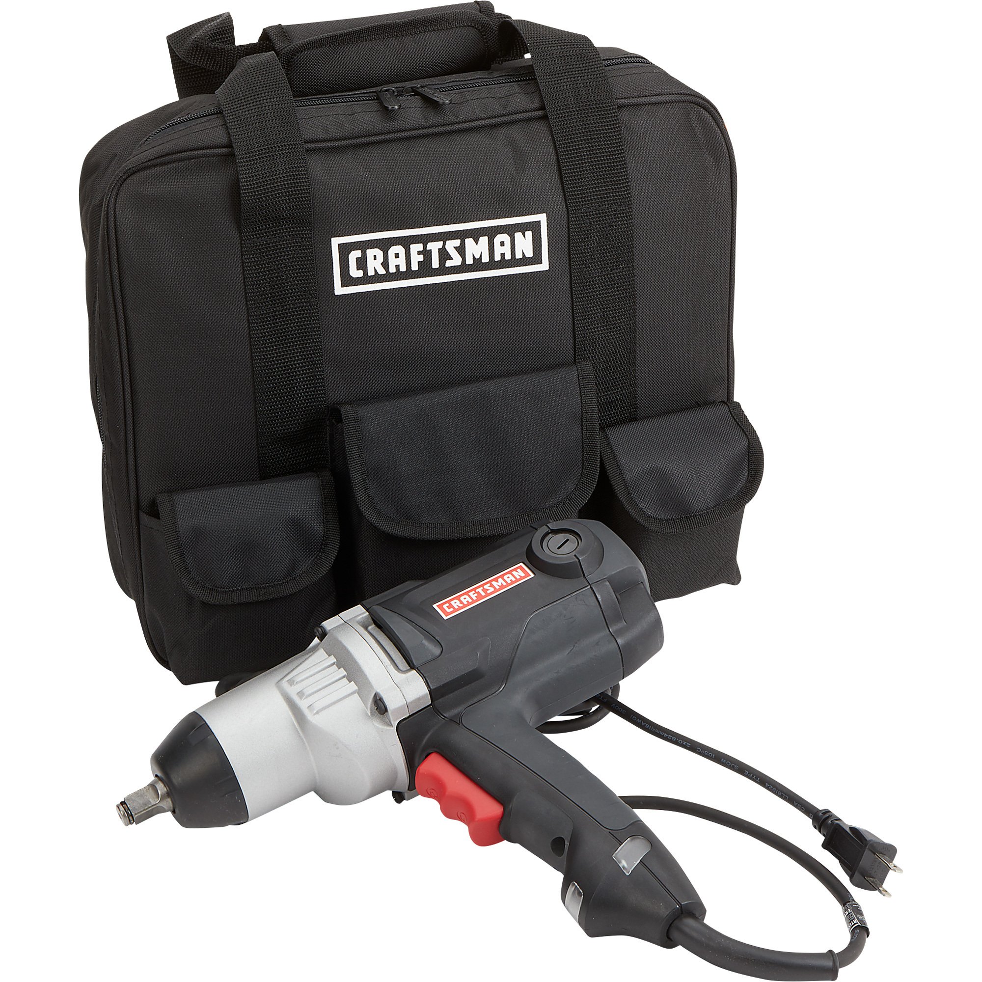 Craftsman 1/2in. Drive Corded Impact Wrench —8 Amp, 350 Ft.-Lbs. Torque ...