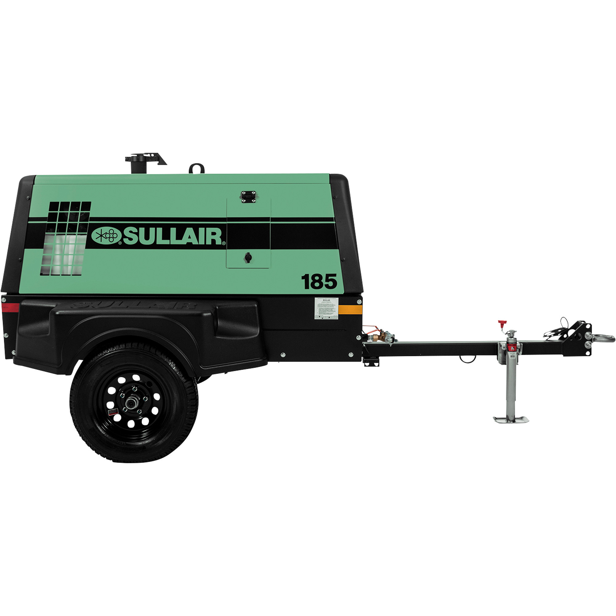 Sullair Portable Diesel Air Compressor, 185 CFM, 49 HP, Model# 185/D ...