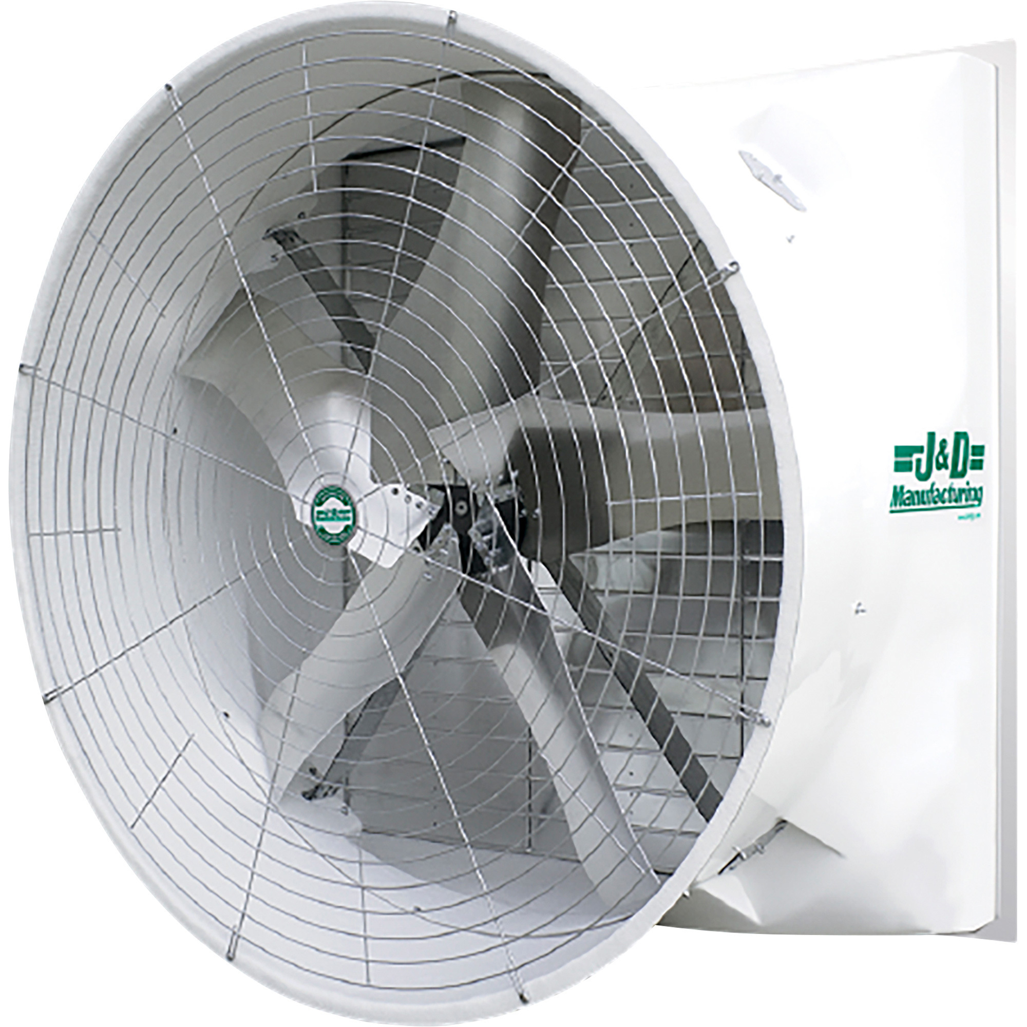 J & D Mfg. Mega Torque Exhaust Fan, 72in., 41,437 CFM, 3 HP, 230/460 ...