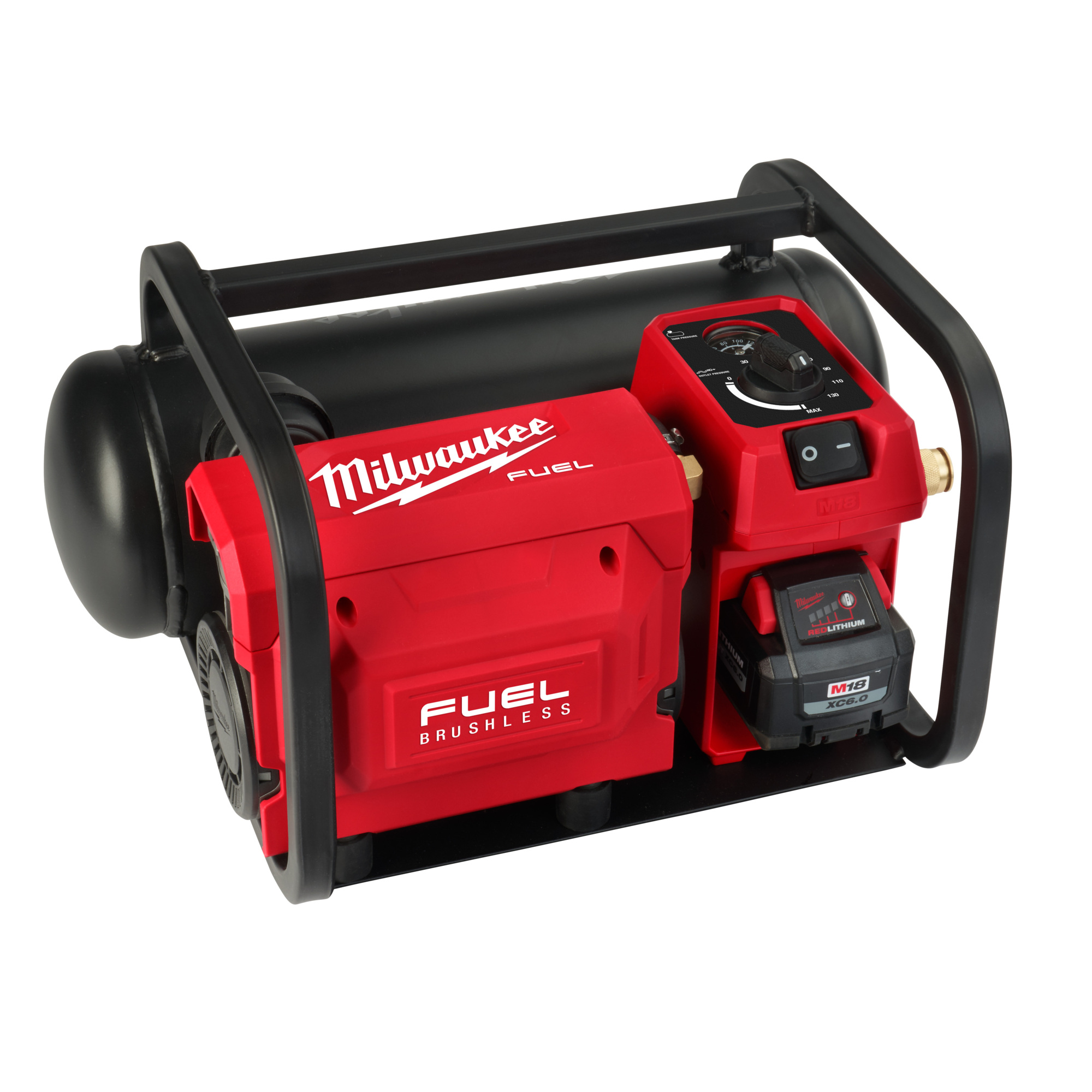 Milwaukee M18 FUEL Cordless 2-Gallon Quiet Portable Air Compressor ...