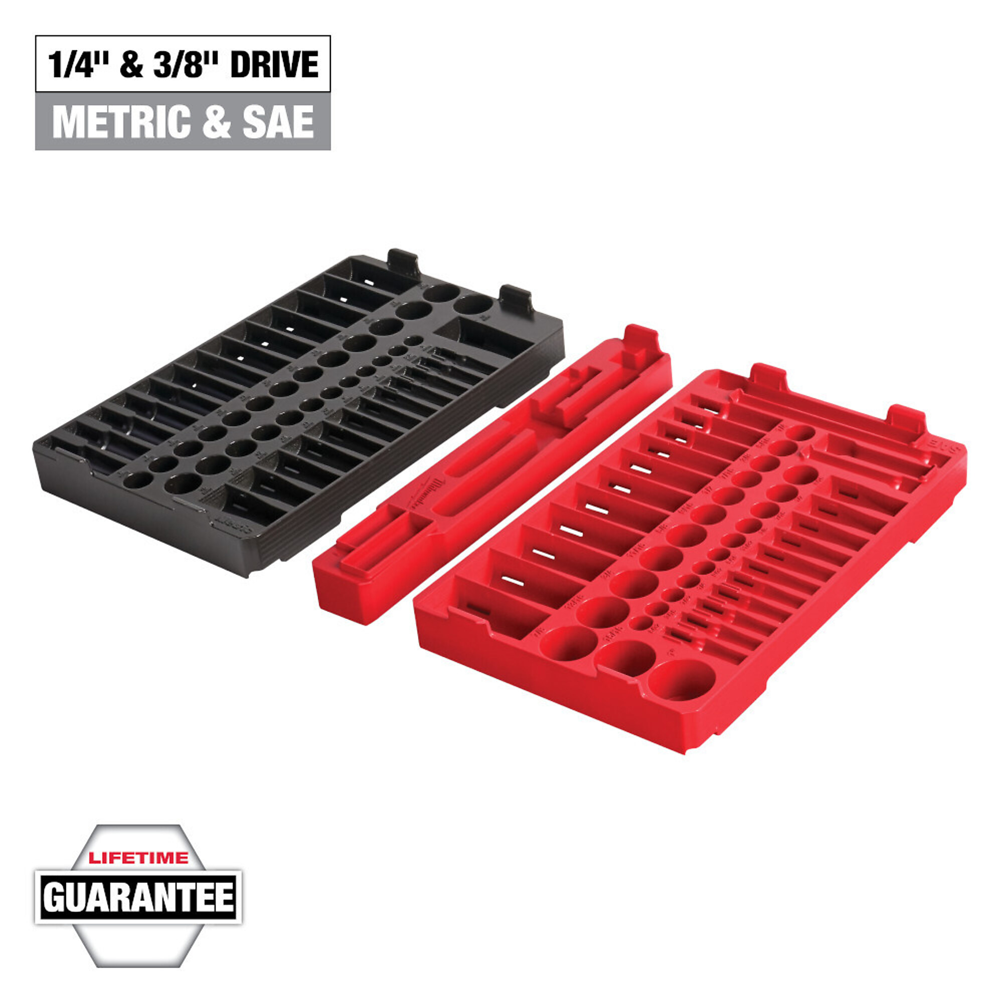 Milwaukee 106-Pc. Socket Set Storage Trays, For Use with Item# 99478 ...