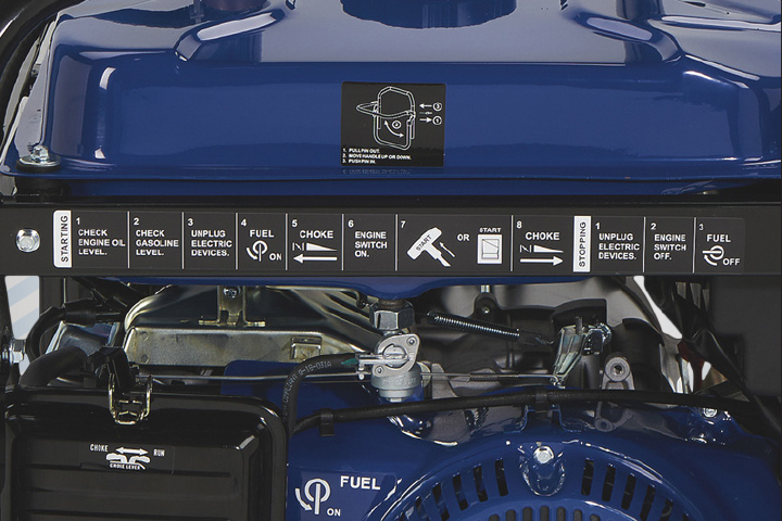 Powerhorse Portable Generator, 9250 Surge Watts, 7500 Rated Watts ...