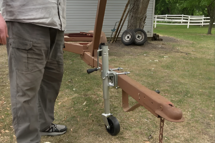 Ironton Bolt-On Sidewind Marine Swivel Jack, 1000-Lb. Capacity ...