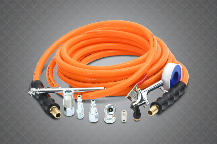 Ironton PVC Air Hose Kit, 3/8in. x 25ft., 300 PSI | Northern Tool