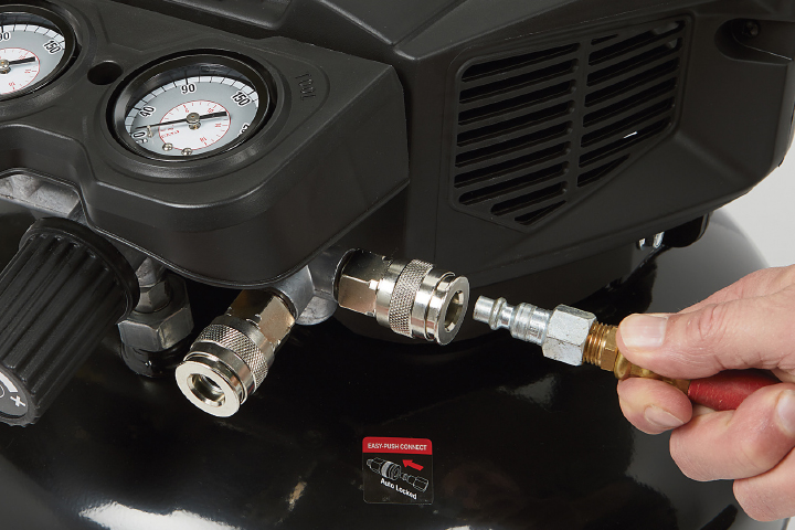 Ironton Oil-Free Pancake Compressor, 1.5 HP, 6 Gallons, 2.6/3.6 CFM ...