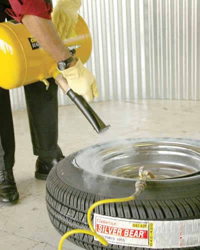 TSI Cheetah 5-Gallon Tire Air Bead Seater, Steel Tank, Model# CH-5 ...