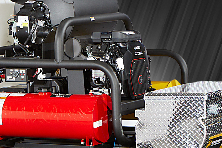 NorthStar Hot Water Commercial Pressure Washer Trailer with 2 Wands ...