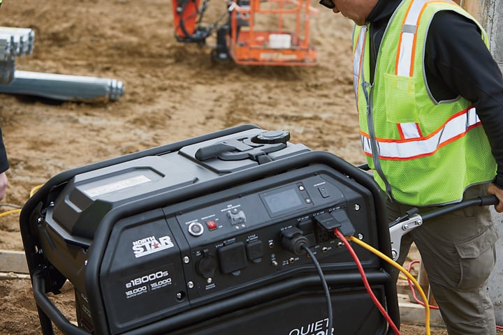 NorthStar Quiet Armor Commercial-Grade Portable Generator with Electric ...