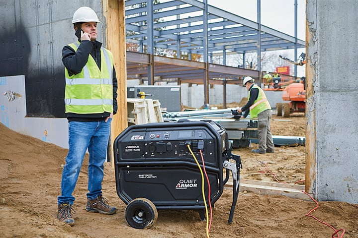 NorthStar Quiet Armor Commercial-Grade Portable Generator with Electric ...