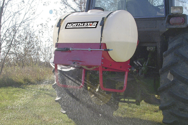 NorthStar 3-Pt. Boomless Broadcast and Spot Sprayer, 55-Gallon Capacity ...