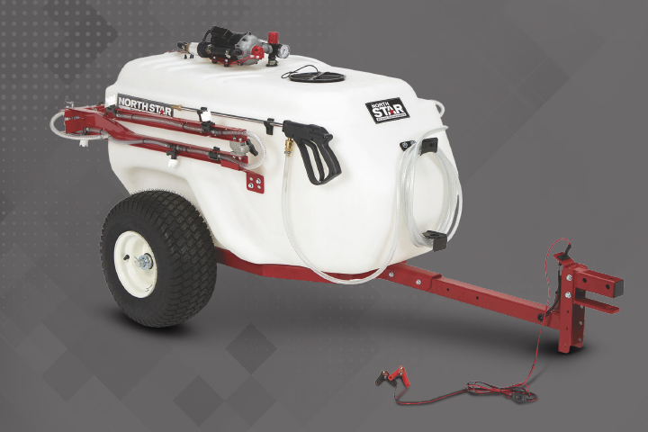 NorthStar Tow-Behind Trailer Boom Broadcast and Spot Sprayer, 101 ...