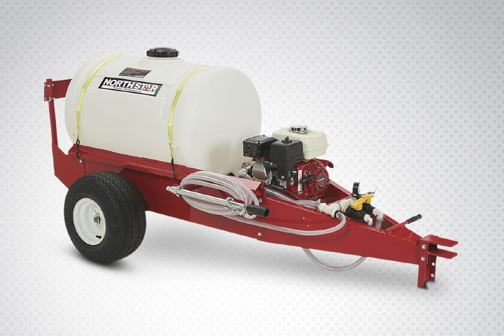 NorthStar Tow-Behind Trailer Sprayer, 55-Gallon, 7 GPM, 160cc Honda ...