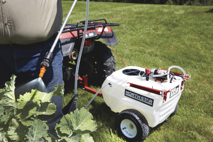 NorthStar Tow-Behind Trailer Boom Broadcast and Spot Sprayer, 21 ...