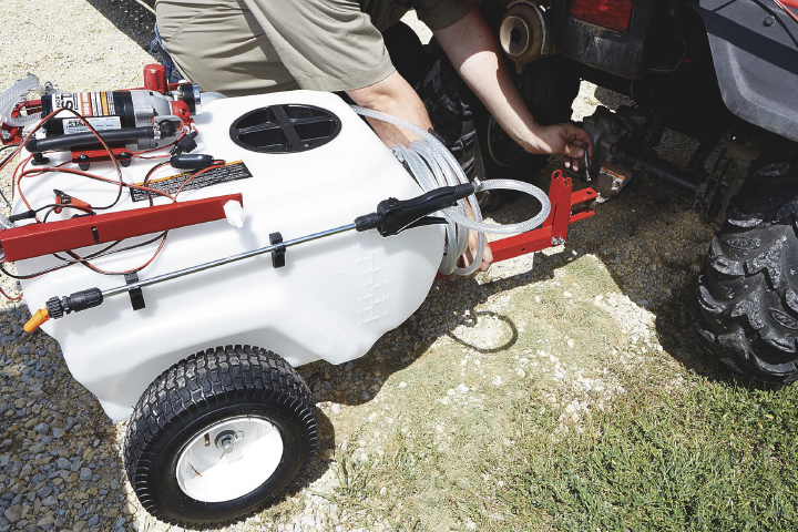 NorthStar Tow-Behind Trailer Boom/Broadcast/Spot Sprayer, 21-Gallon ...
