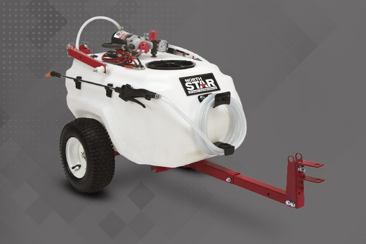 NorthStar Tow-Behind Trailer Boom/Broadcast/Spot Sprayer, 21-Gallon ...