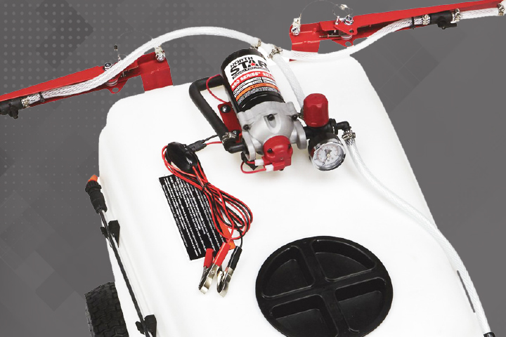 NorthStar Tow-Behind Trailer Boom Broadcast and Spot Sprayer, 31 ...