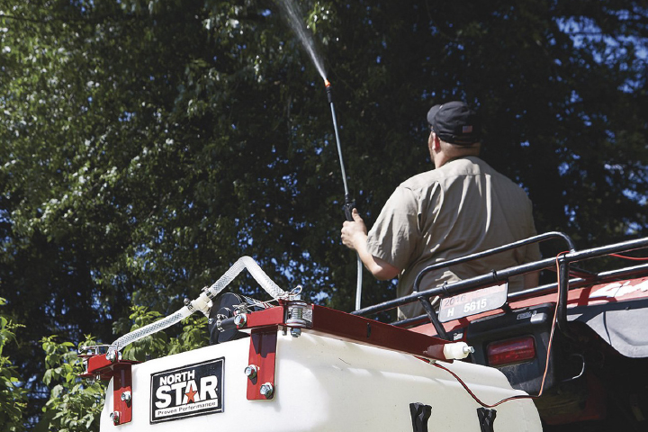 NorthStar Tow-Behind Trailer Boom Broadcast and Spot Sprayer, 31 ...