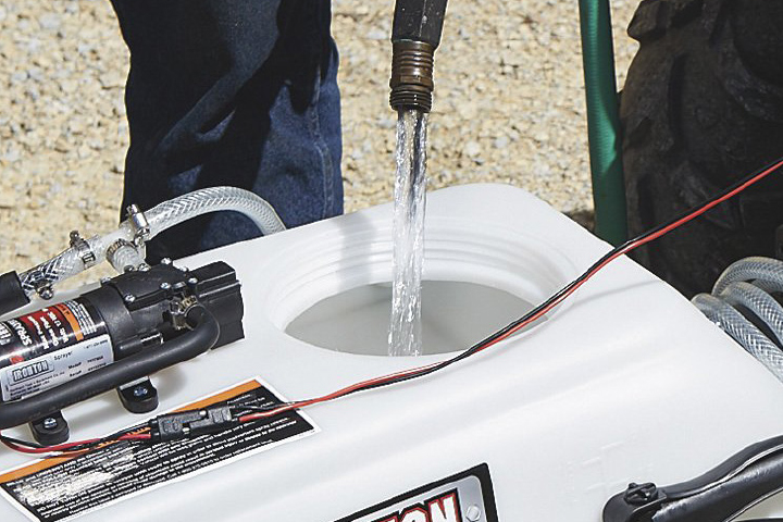 Ironton Tow-Behind Trailer Broadcast and Spot Sprayer, 13 Gallons, 1 ...