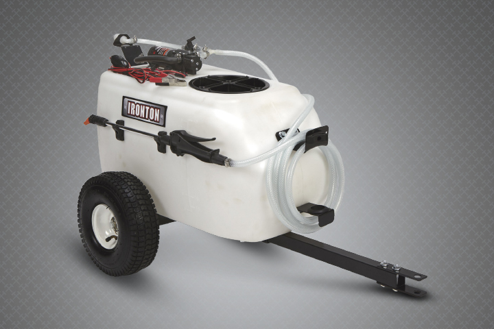 Ironton Tow-Behind Trailer Broadcast and Spot Sprayer, 13 Gallons, 1 ...