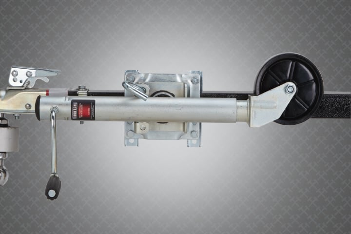 Ironton Bolt-On Side-Wind Marine Swivel Jack, 1000-Lb. Capacity, Zinc ...