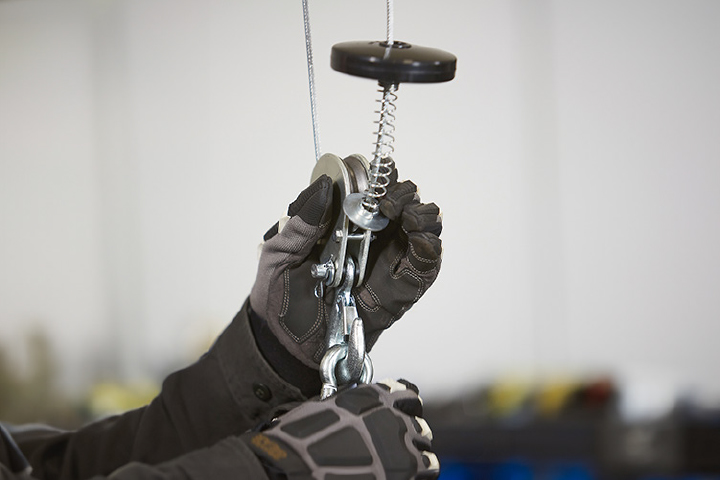 Strongway Electric Cable Hoist, 1100-Lb. Single-Line Capacity/2200-Lb ...