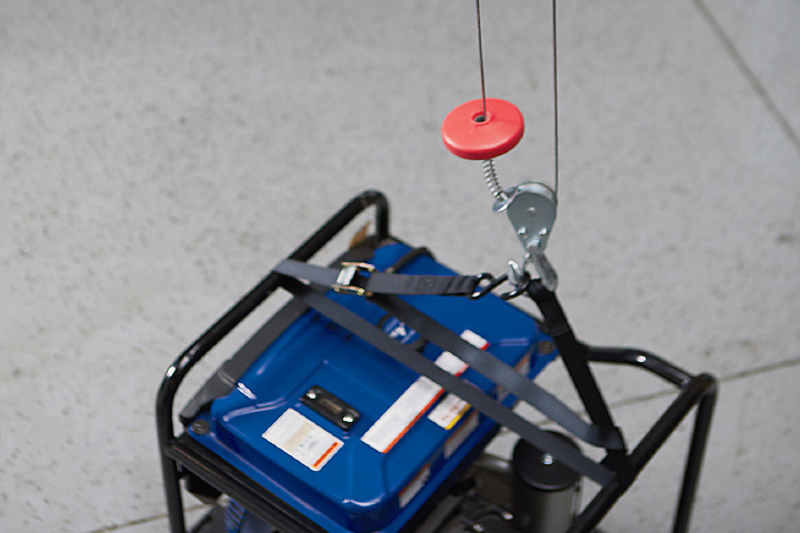 Ironton Electric Cable Hoist, 220-lb. Single-Line Capacity/440-Lb ...