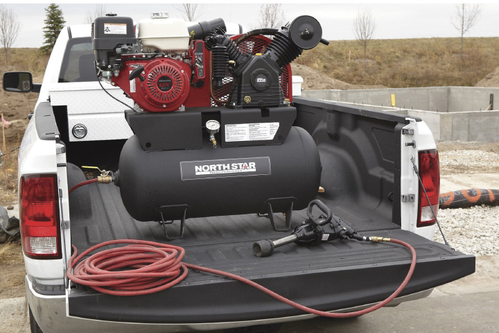 NorthStar Gas-Powered Air Compressor, Honda GX390 OHV Engine, 30-Gallon ...