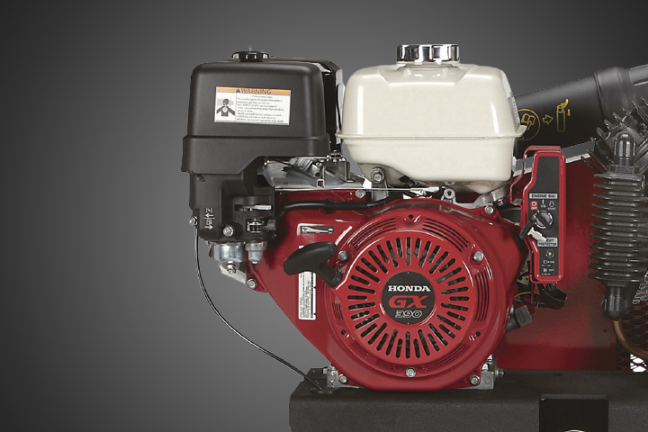 NorthStar Gas-Powered Air Compressor, Honda GX390 OHV Engine, 30-Gallon ...