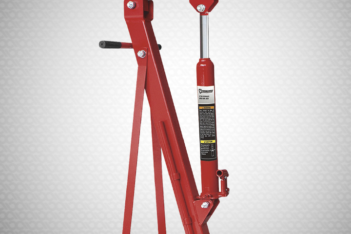 Strongway Hydraulic Engine Hoist/Shop Crane with Load Leveler, 2-Ton ...