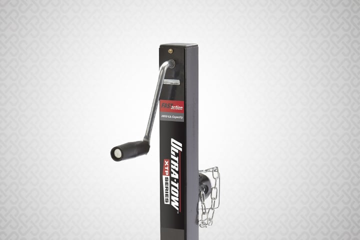 Ultra-Tow XTP Fast-Action Square Tube Trailer Jack, 2000-Lb., Sidewind ...